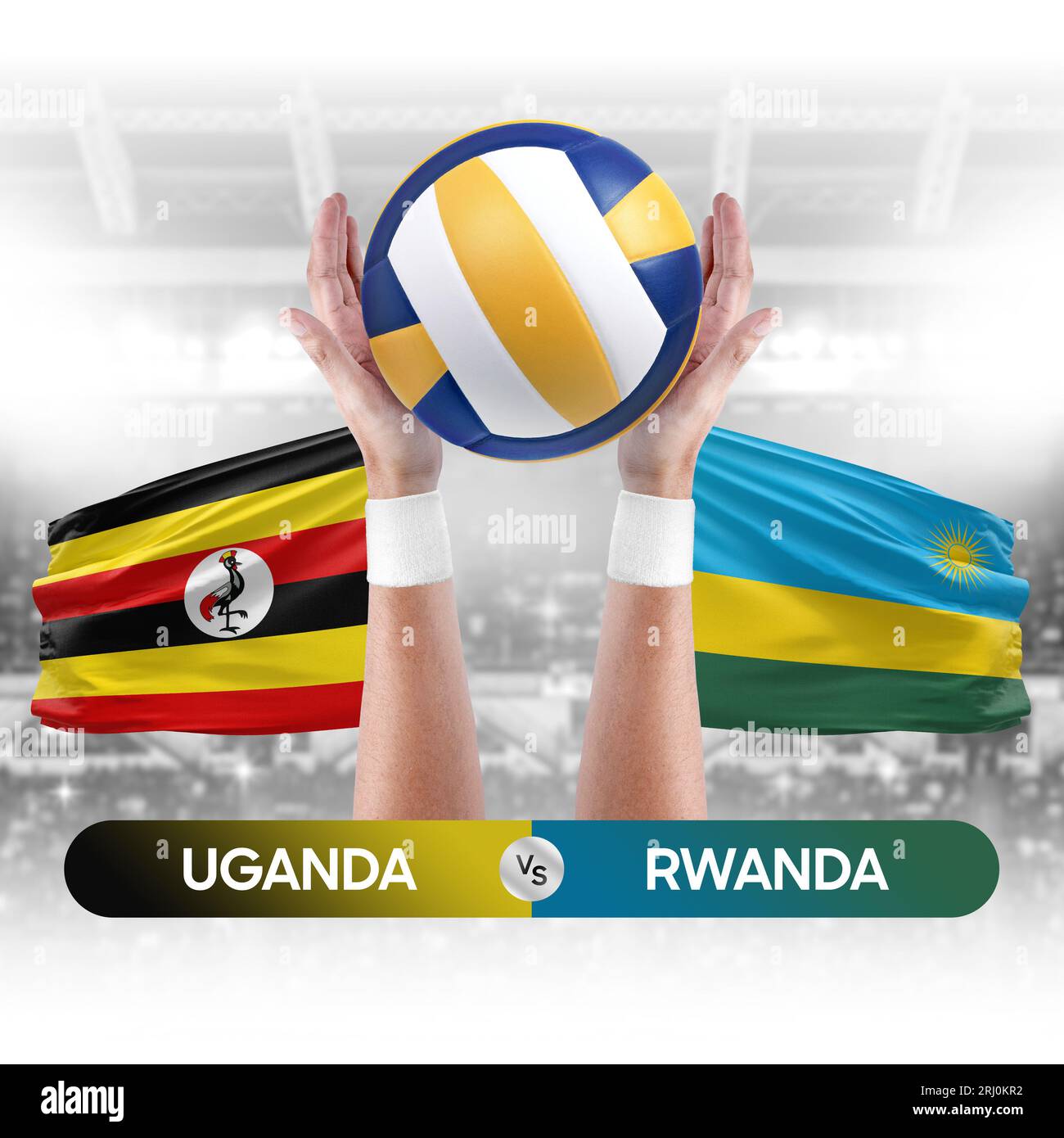 Uganda vs Rwanda national teams volleyball volley ball match ...