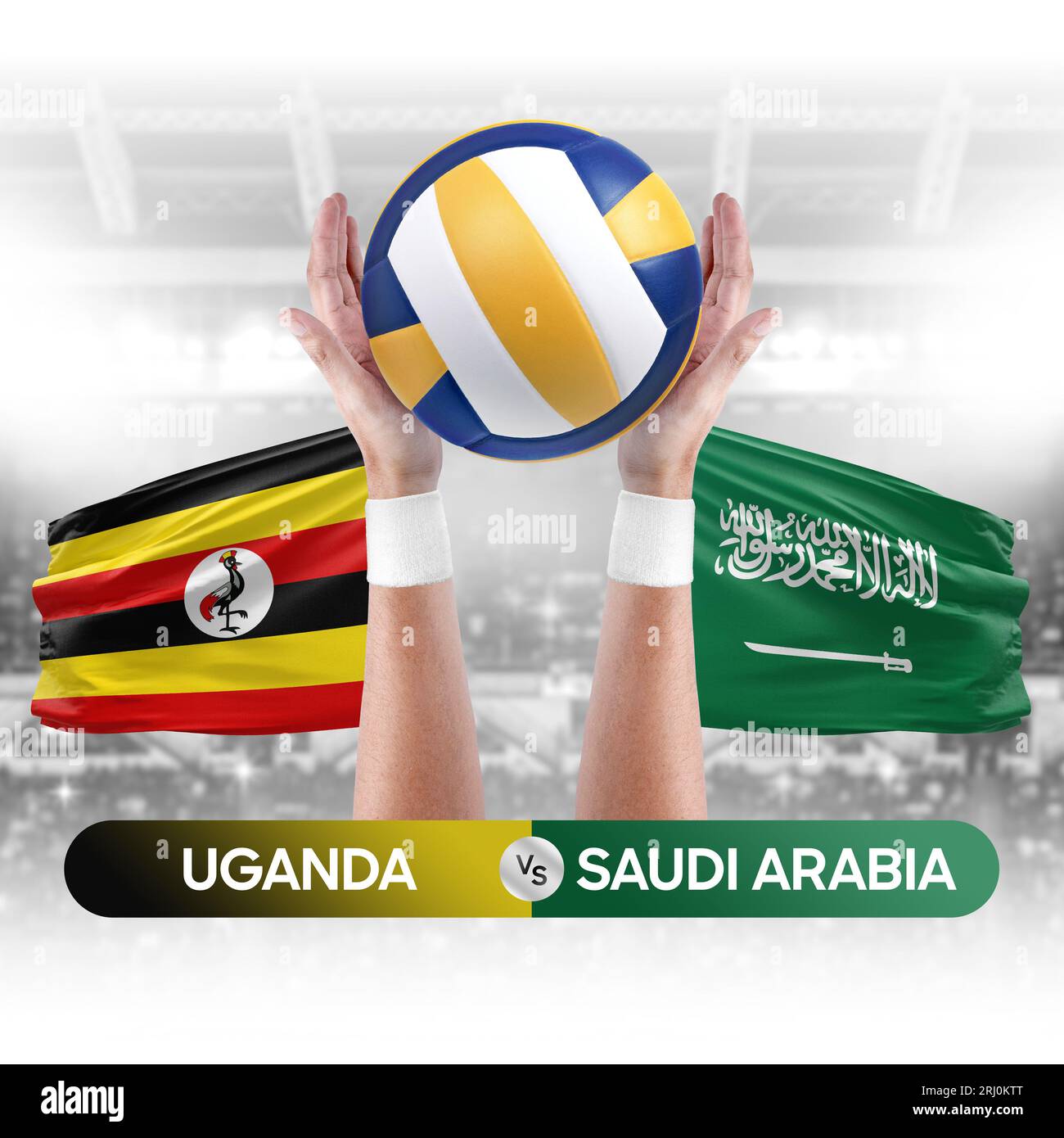 Uganda vs Saudi Arabia national teams volleyball volley ball match ...