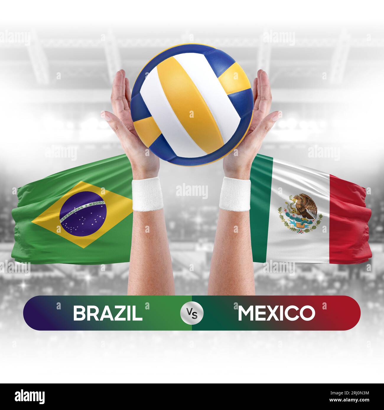 Brazil vs mexico 2024 hi-res stock photography and images - Alamy