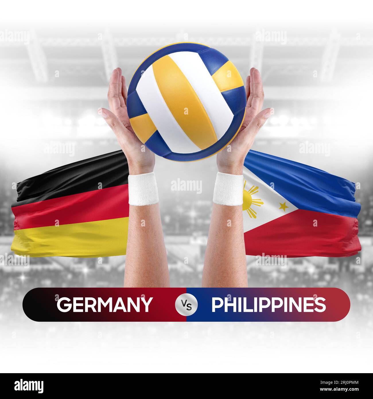 Germany vs Philippines national teams volleyball volley ball match ...