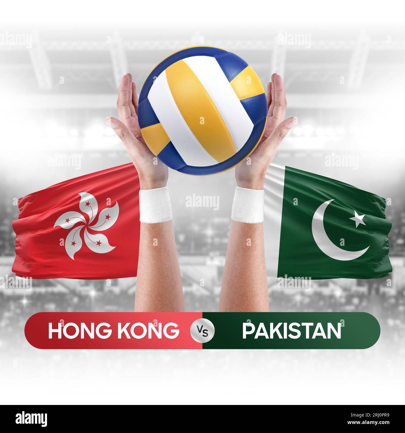 Hong Kong vs Pakistan national teams volleyball volley ball match ...