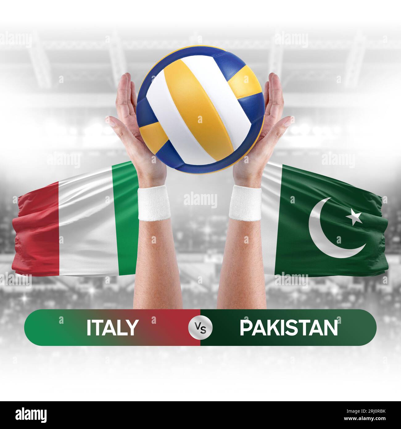 Italy vs Pakistan national teams volleyball volley ball match ...