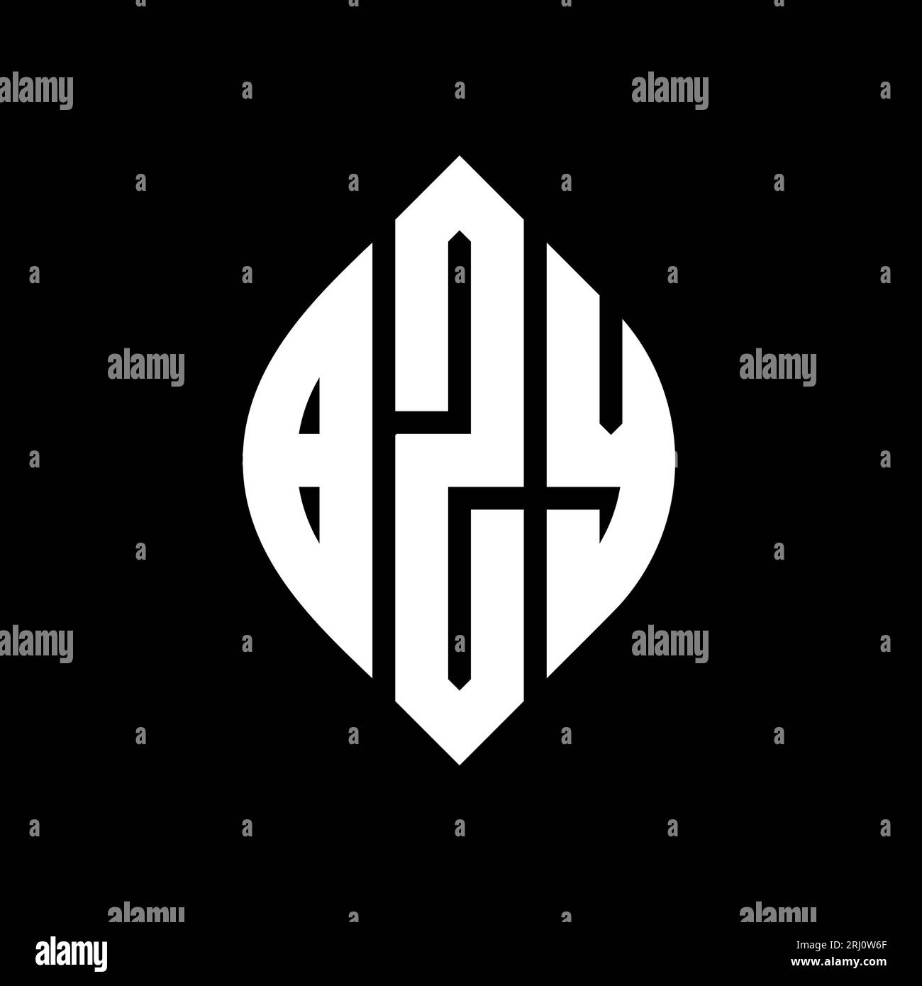 Bzy logo design hi-res stock photography and images - Alamy