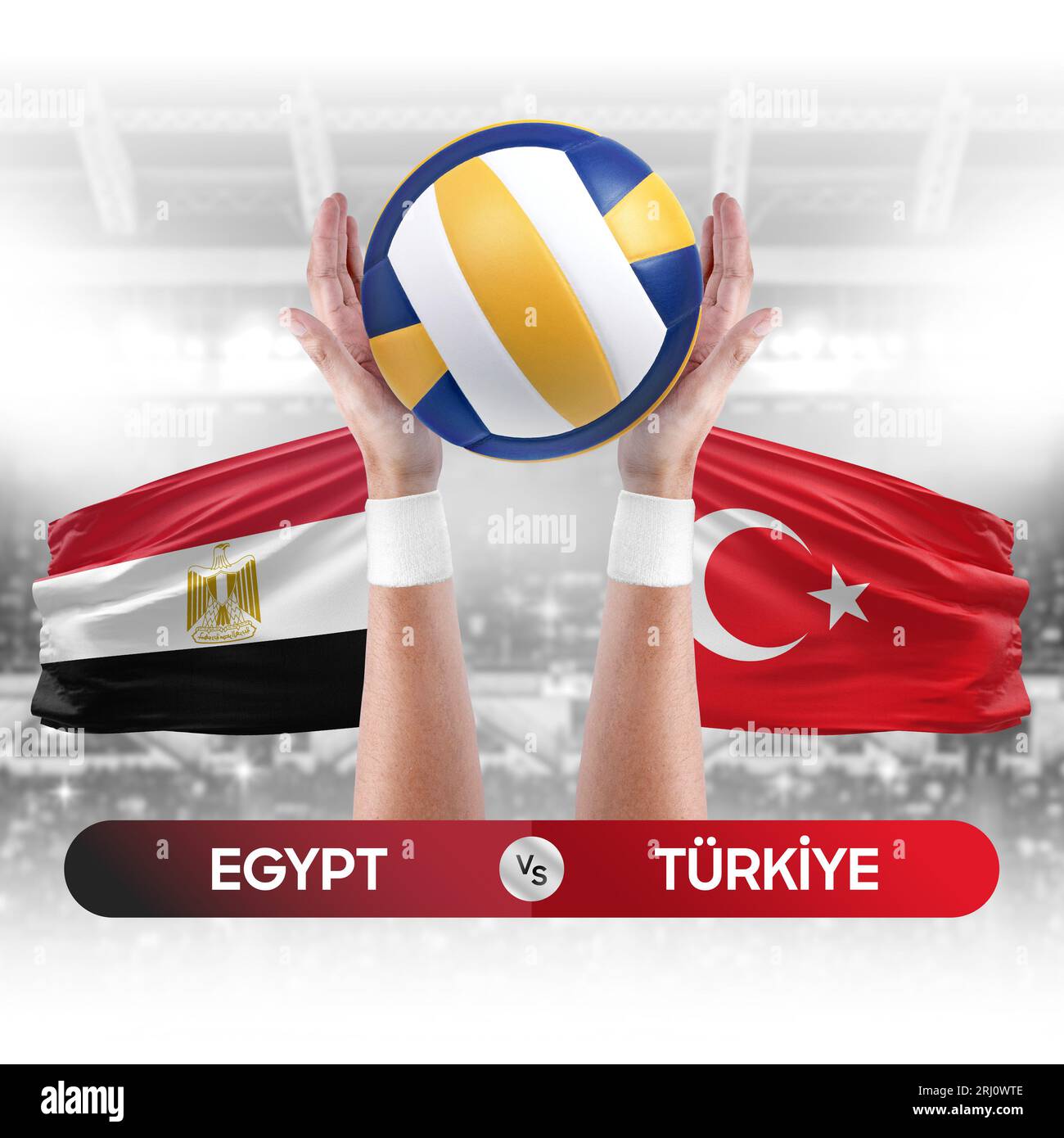 Egypt vs Turkiye national teams volleyball volley ball match ...