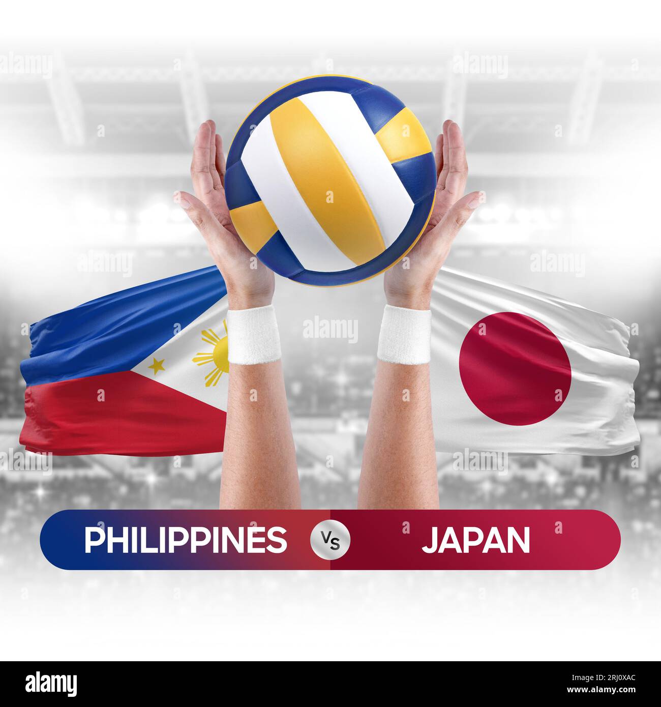 Philippines vs Japan national teams volleyball volley ball match ...