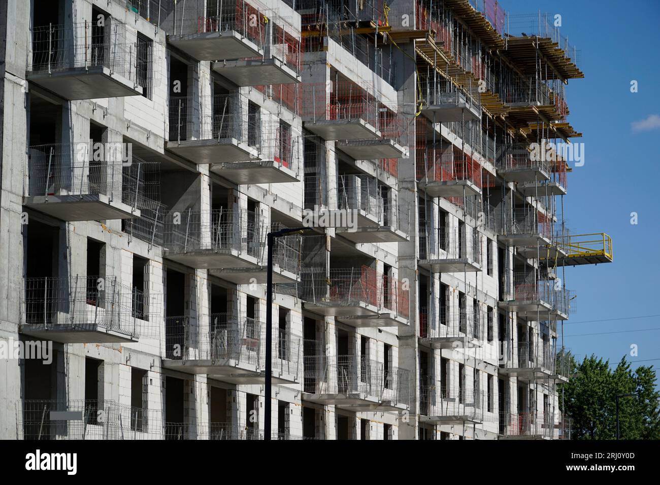 Multi storey residential building under construction Stock Photo - Alamy