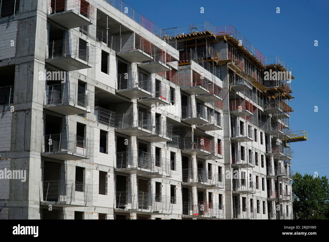 Multi storey residential building under construction Stock Photo - Alamy