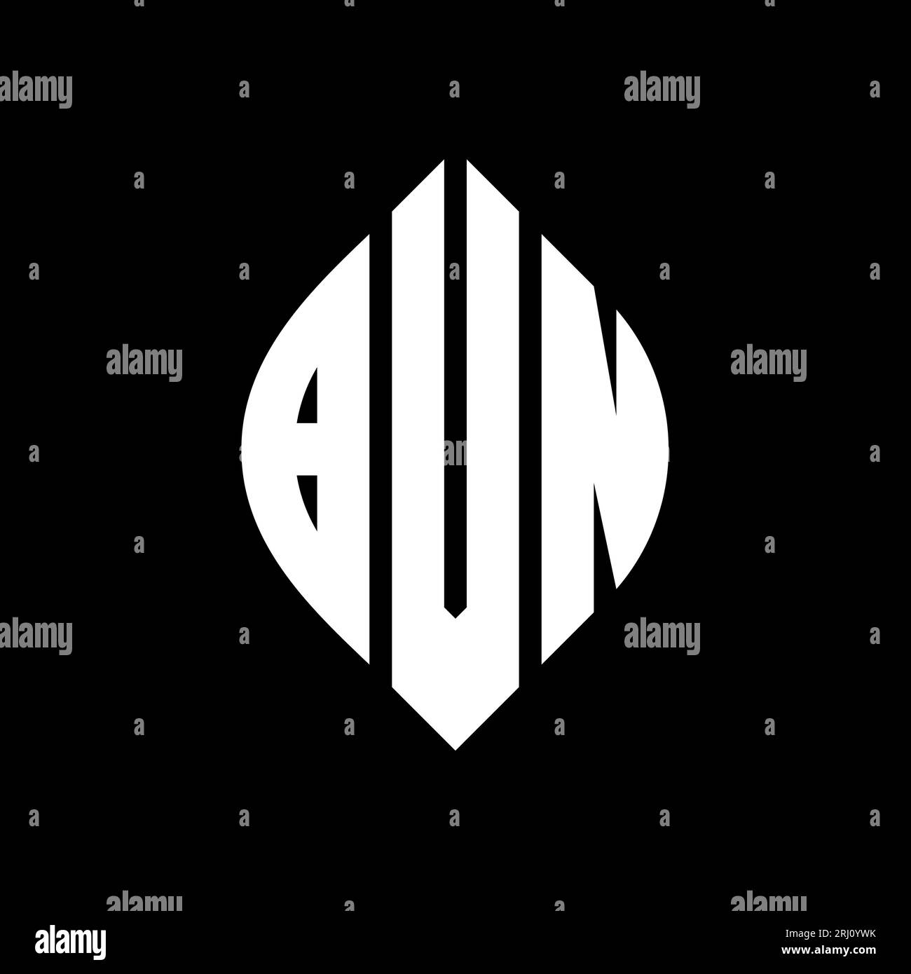 Bvn logo design Stock Vector Images - Alamy