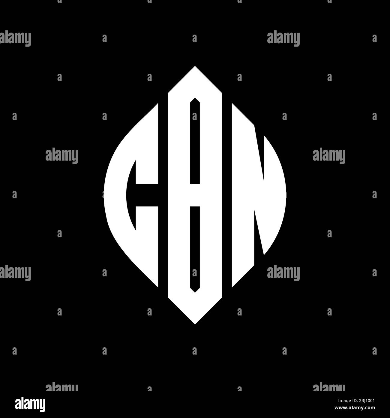 CBN circle letter logo design with circle and ellipse shape. CBN ...