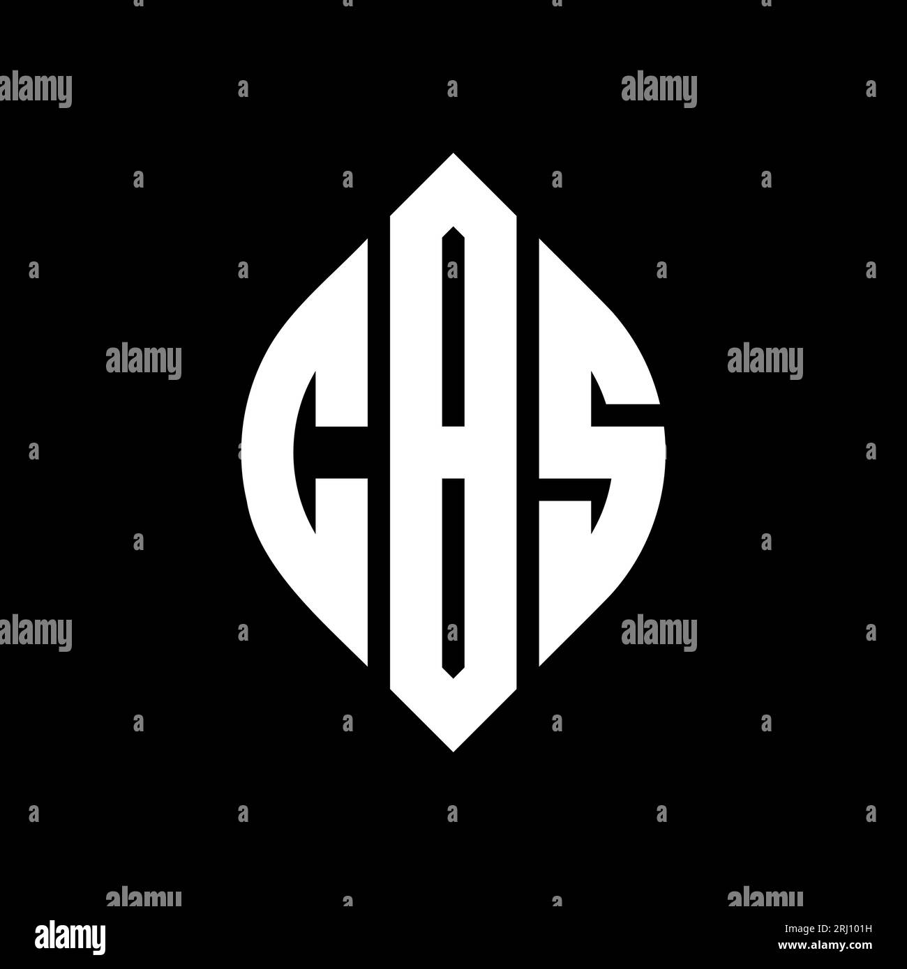 CBS circle letter logo design with circle and ellipse shape. CBS ...