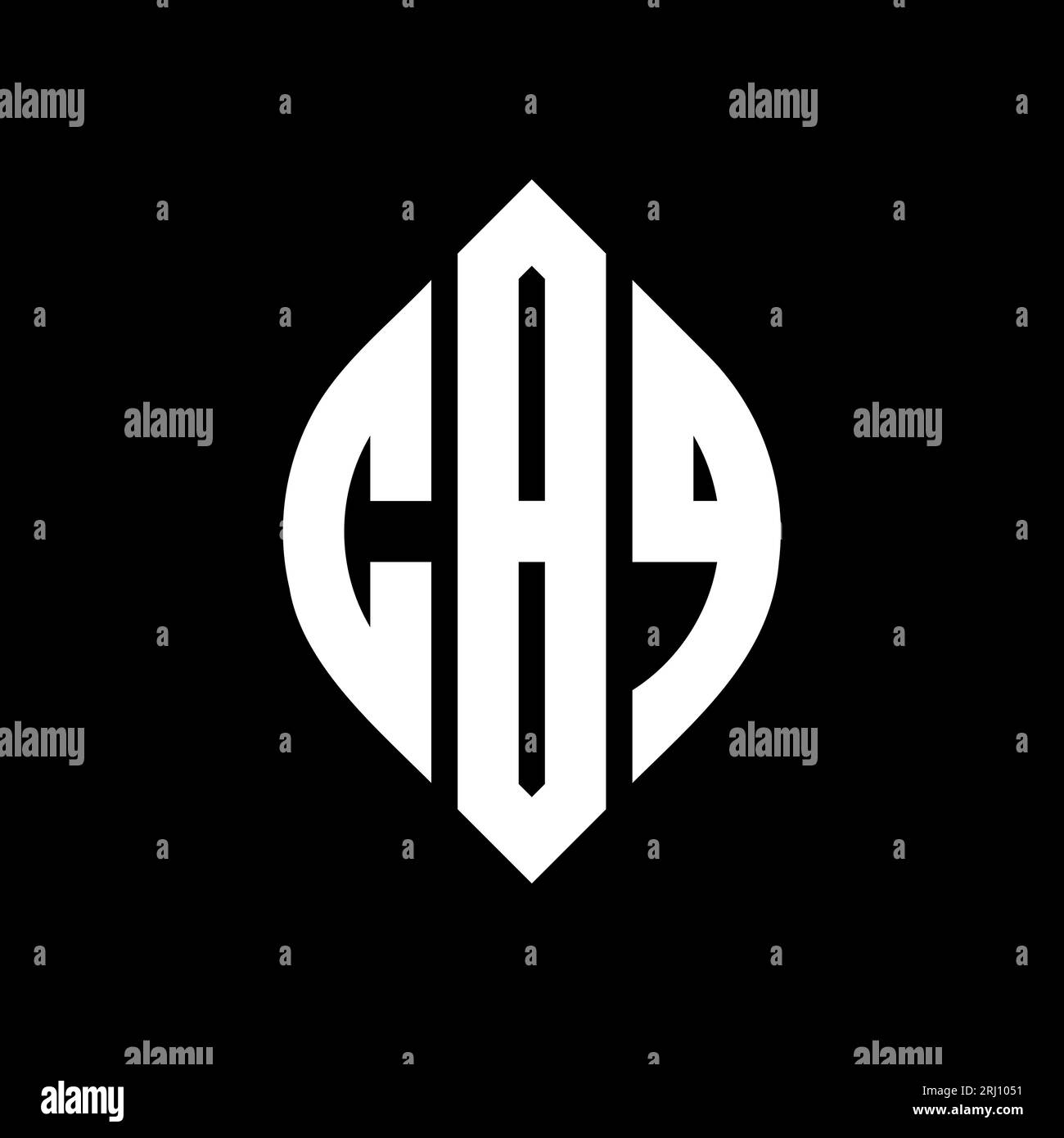 CBQ circle letter logo design with circle and ellipse shape. CBQ ...