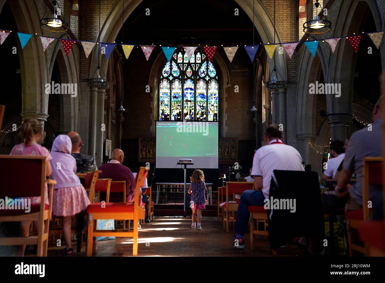 England fans during a screening of the FIFA Women's World Cup 2023 ...