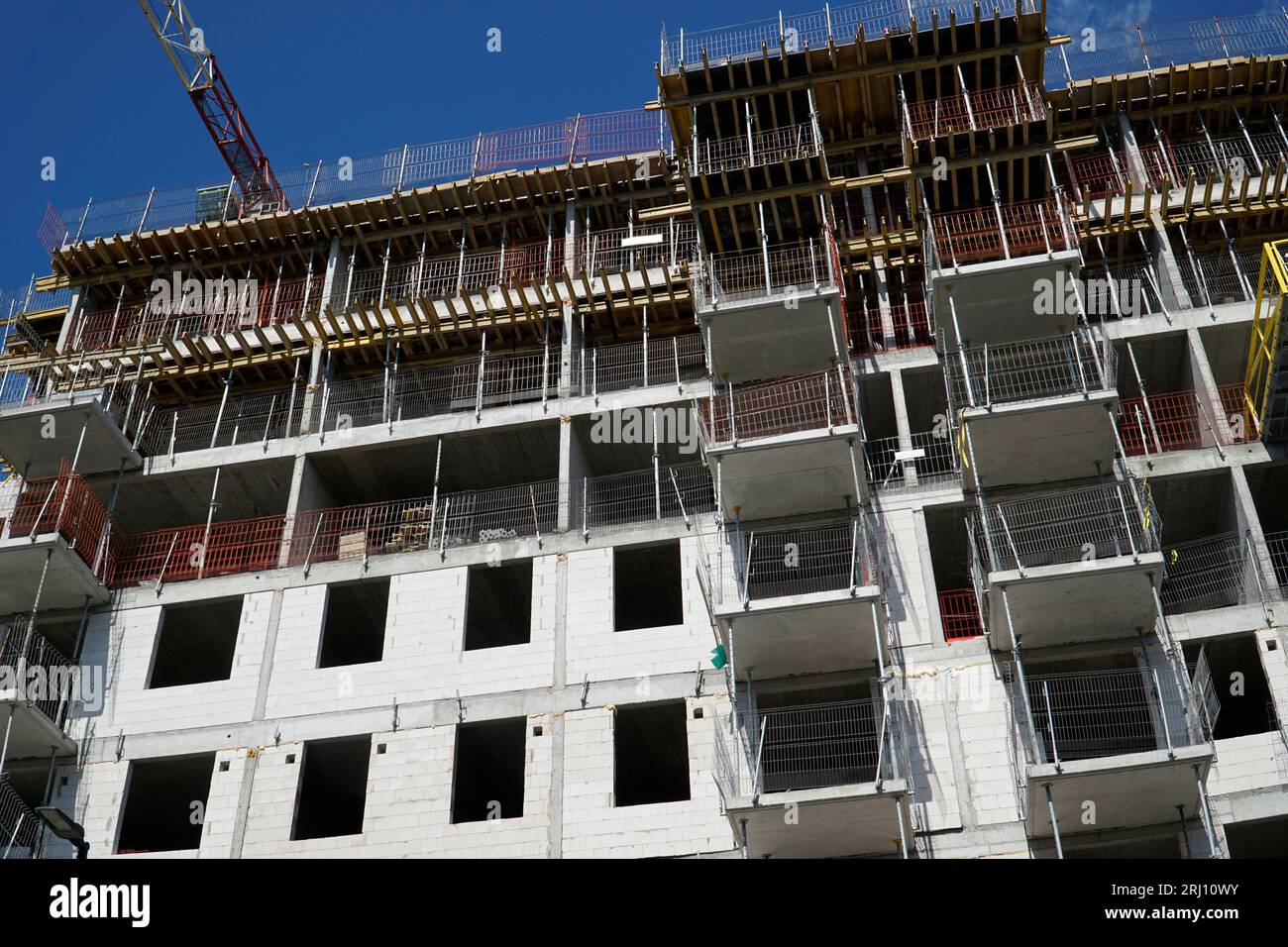 Multi storey residential building under construction Stock Photo - Alamy