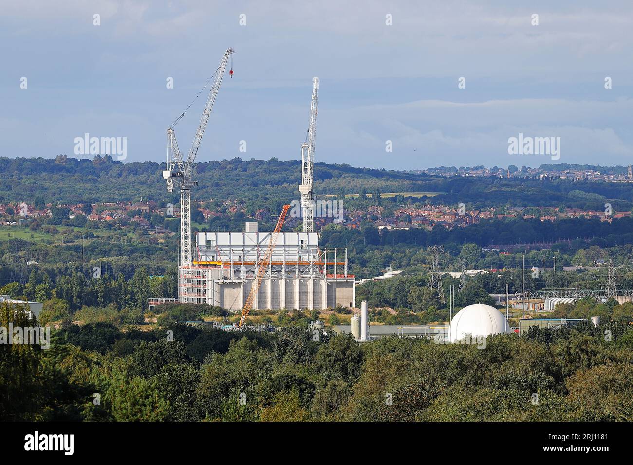 Enfinium waste to energy power plant under construction at Skelton ...
