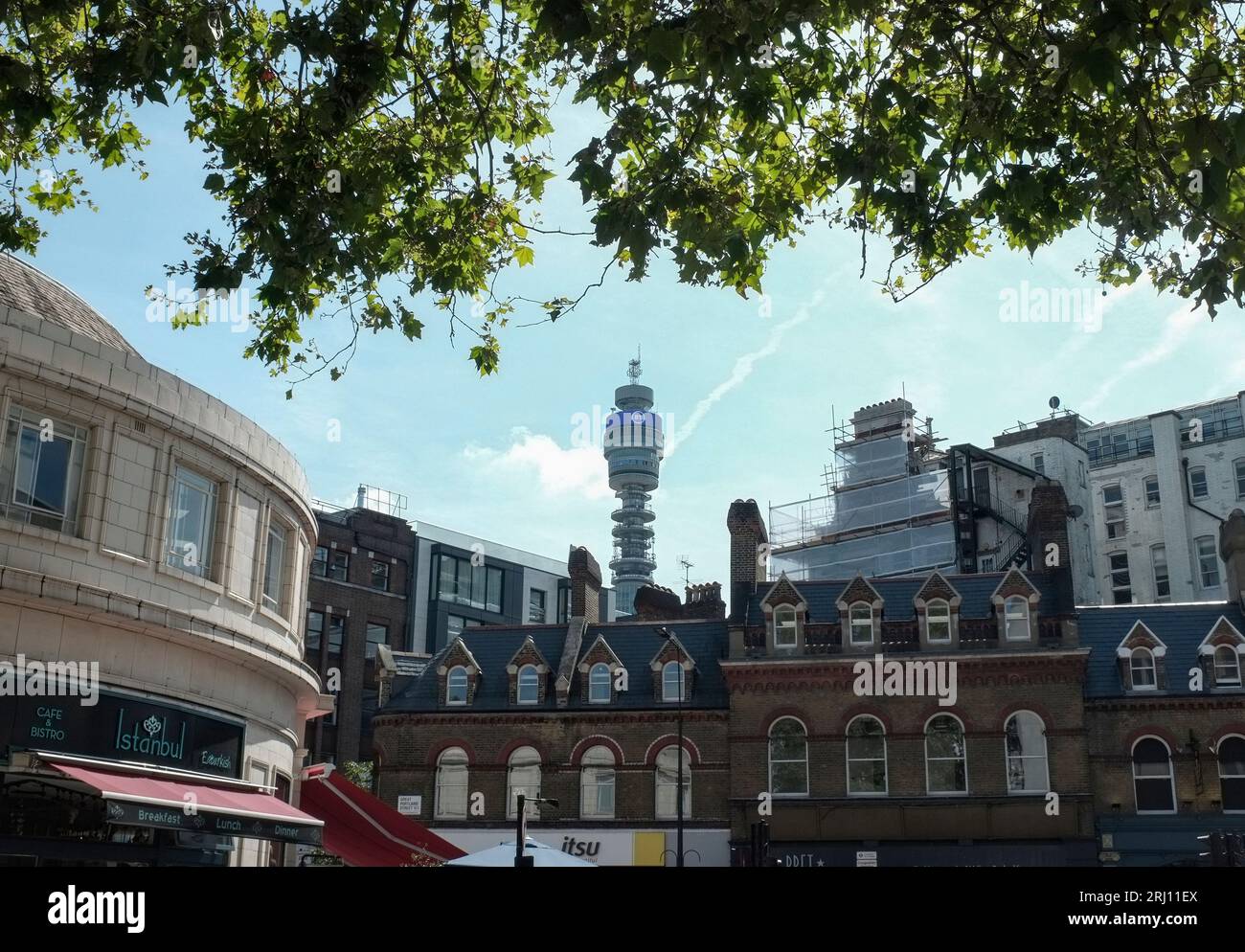 views of the BT Tower, London, UK Stock Photo - Alamy