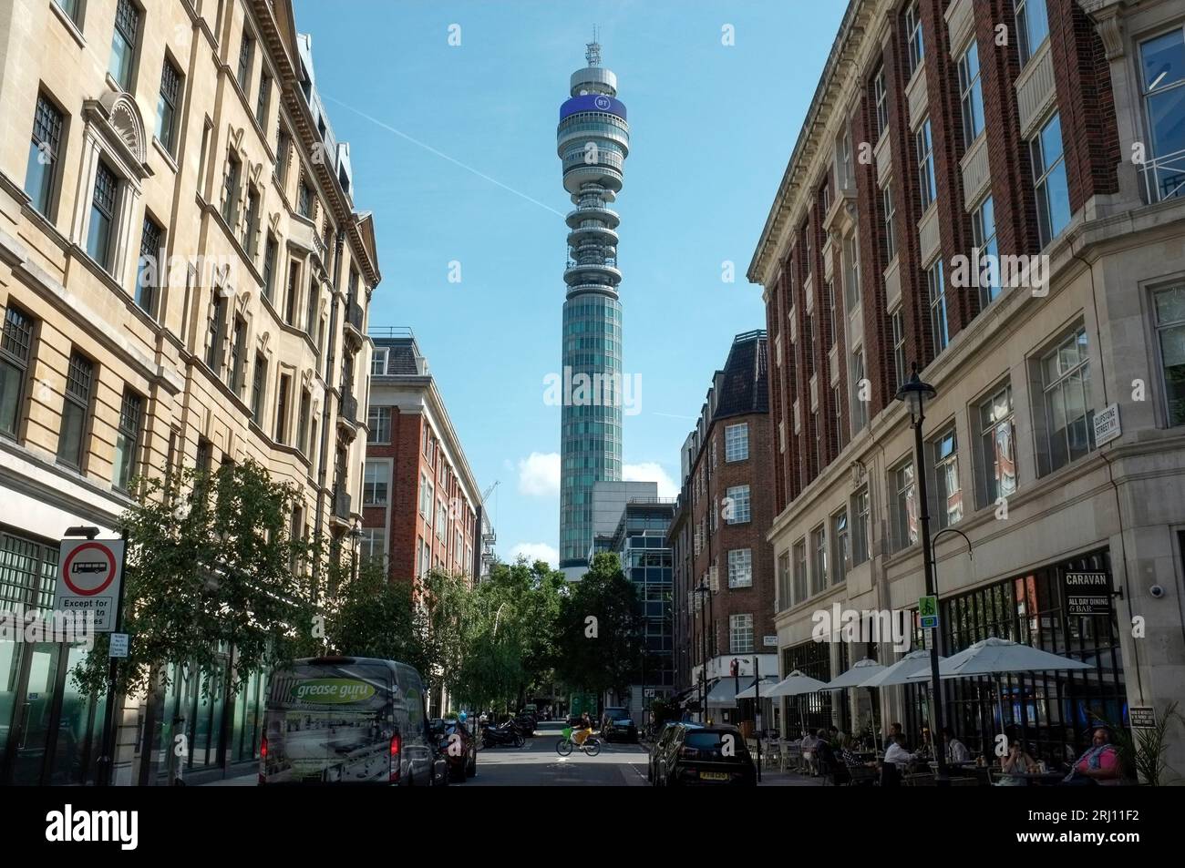 views of the BT Tower, London, UK Stock Photo - Alamy