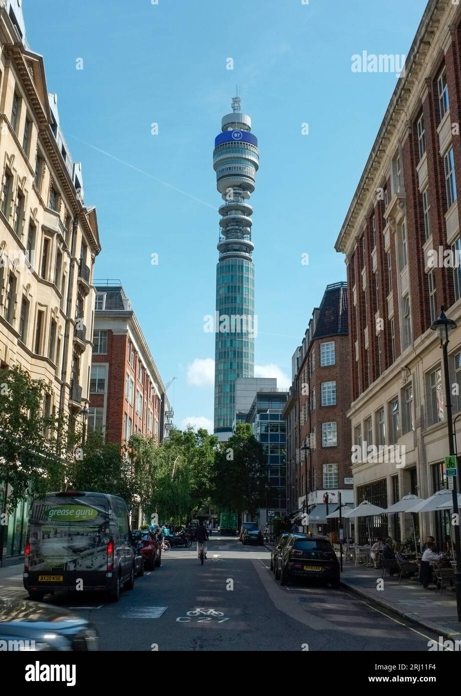 views of the BT Tower, London, UK Stock Photo - Alamy