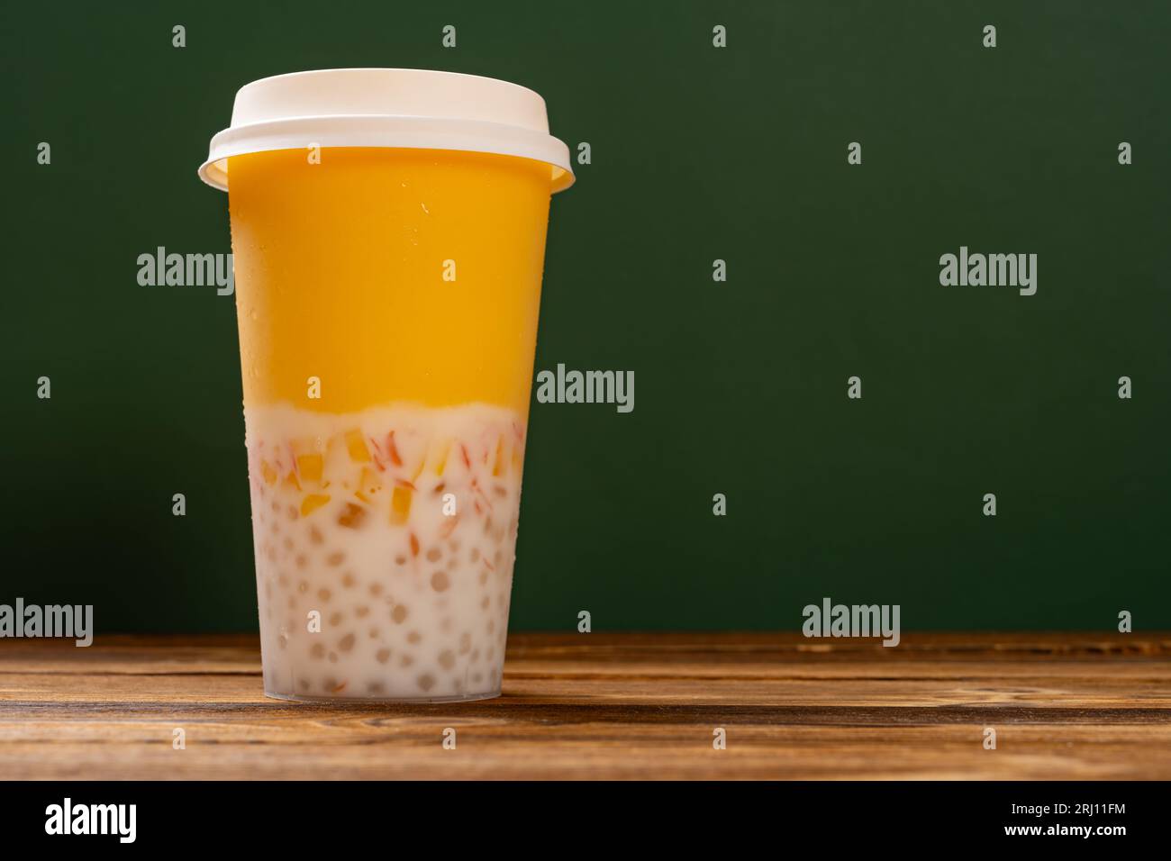 cup of mango pomelo sago dessert horizontal composition Stock Photo - Alamy