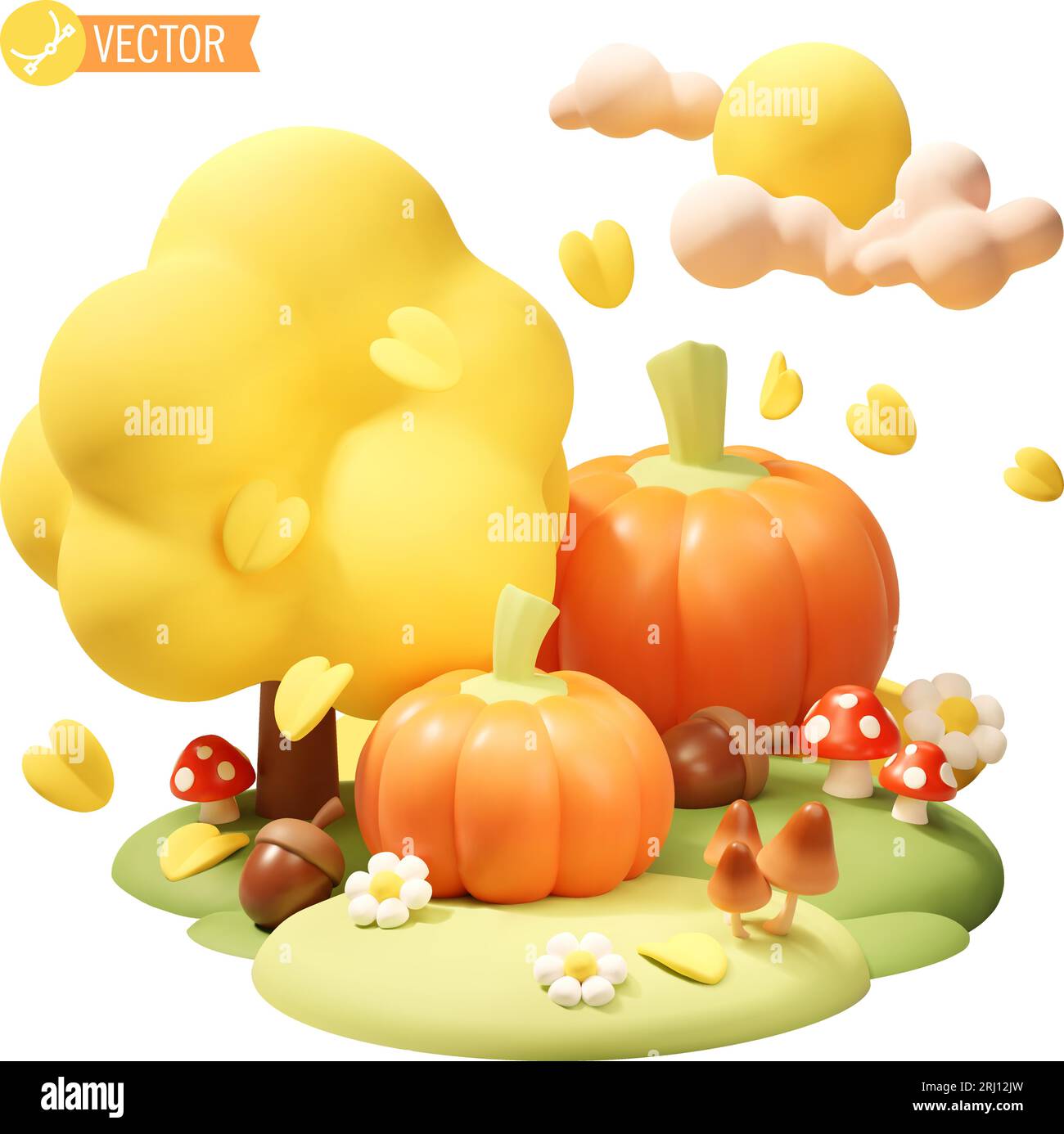 Indian pumpkin Stock Vector Images - Alamy