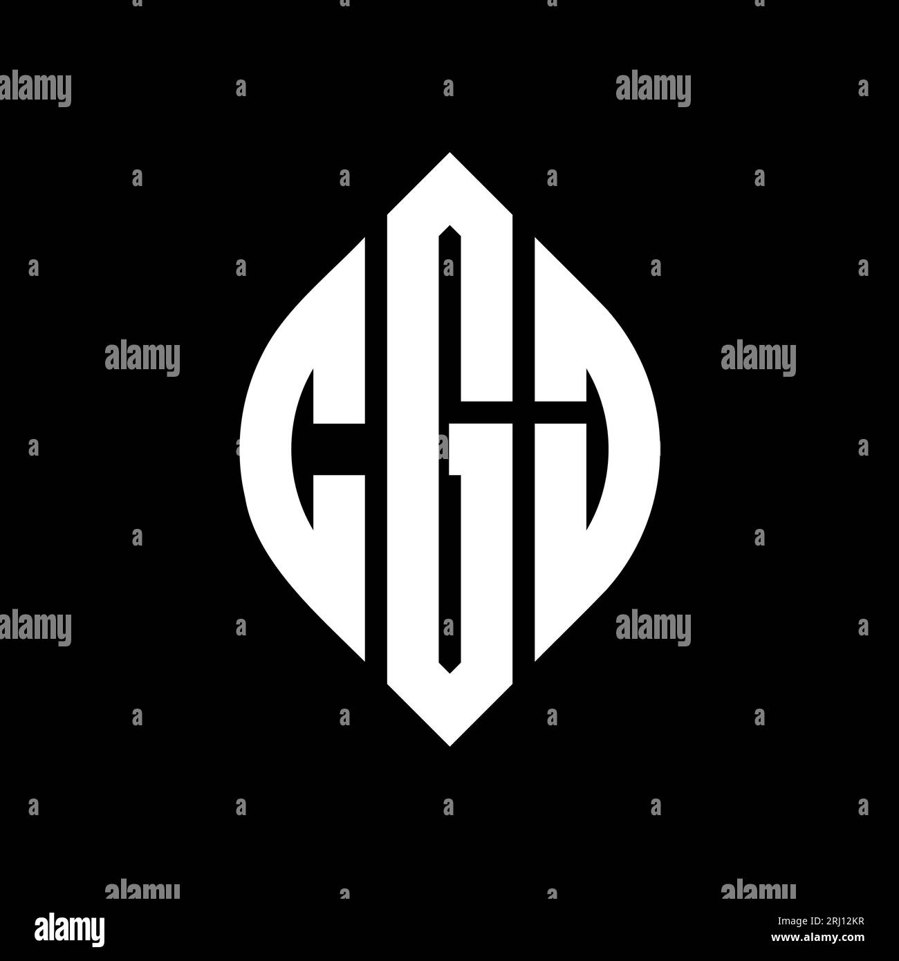 Cgj logo design hi-res stock photography and images - Alamy