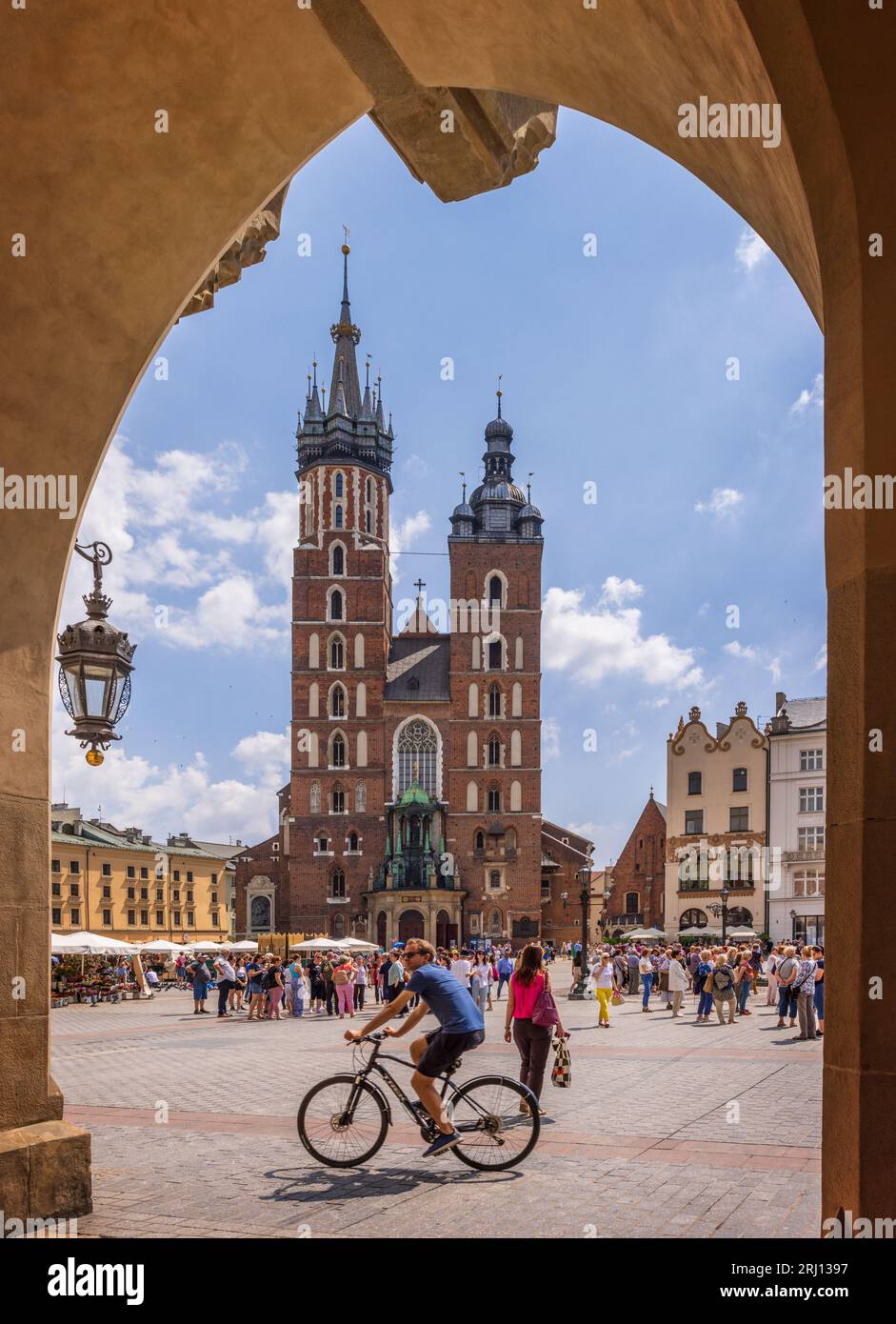 Krakow Old Town is the historic central district of Krakow, Poland. It ...