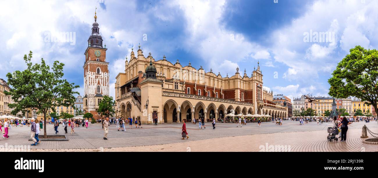 Krakow Old Town is the historic central district of Krakow, Poland. It ...