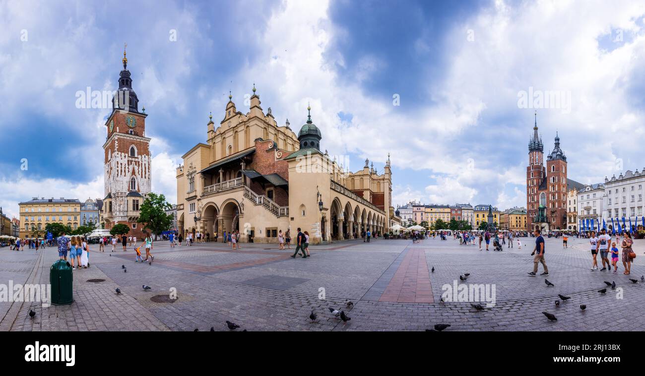 Krakow Old Town is the historic central district of Krakow, Poland. It ...