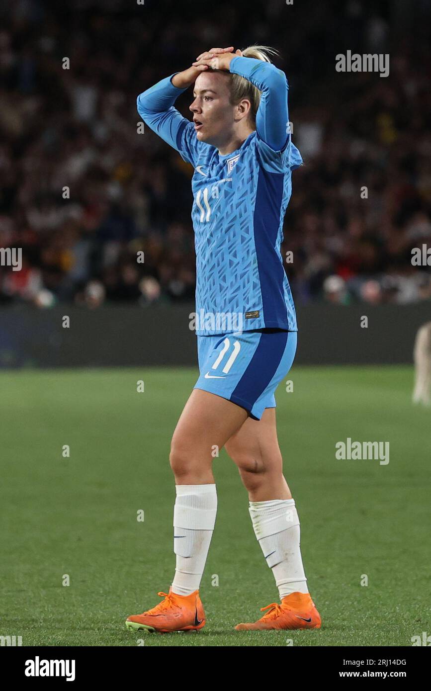 Lauren Hemp #11 of England reacts during the FIFA Women's World Cup ...
