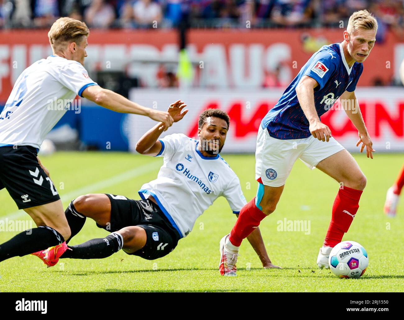 Kiel, Germany. 20th Aug, 2023. Soccer: 2nd Bundesliga, Holstein Kiel ...