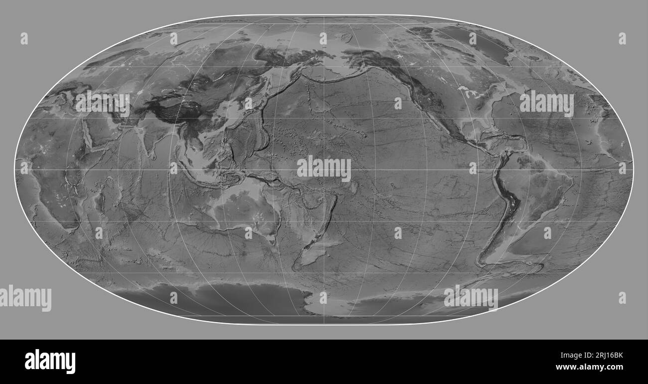 Colored elevation map world Black and White Stock Photos & Images - Alamy