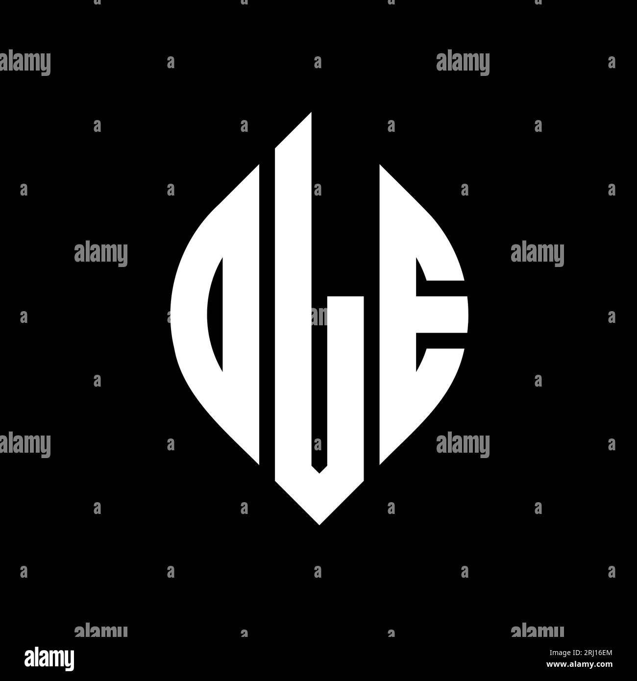 Dle ellipse Stock Vector Images - Alamy