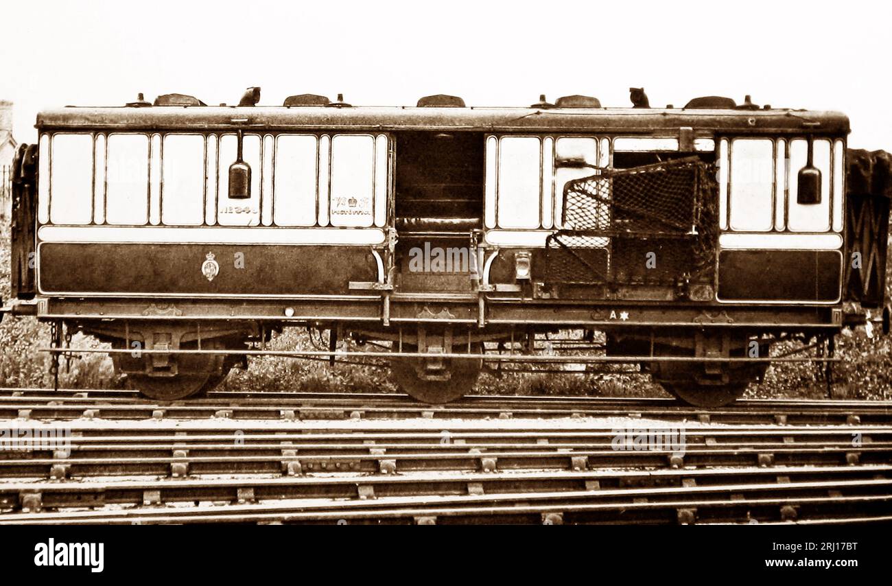 A travelling Post Office railway carriage, Victorian period Stock Photo ...