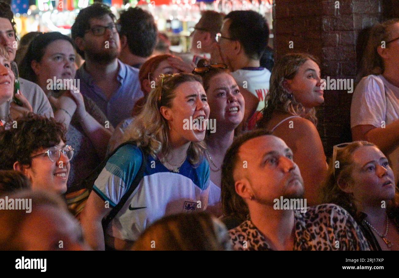Sad england fans women hi-res stock photography and images - Alamy