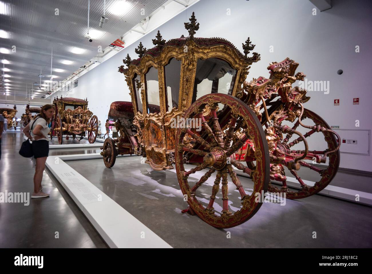 LISBON. PORTUGAL; 08/20/2023. The Carriage Museum or Museu Nacional dos ...