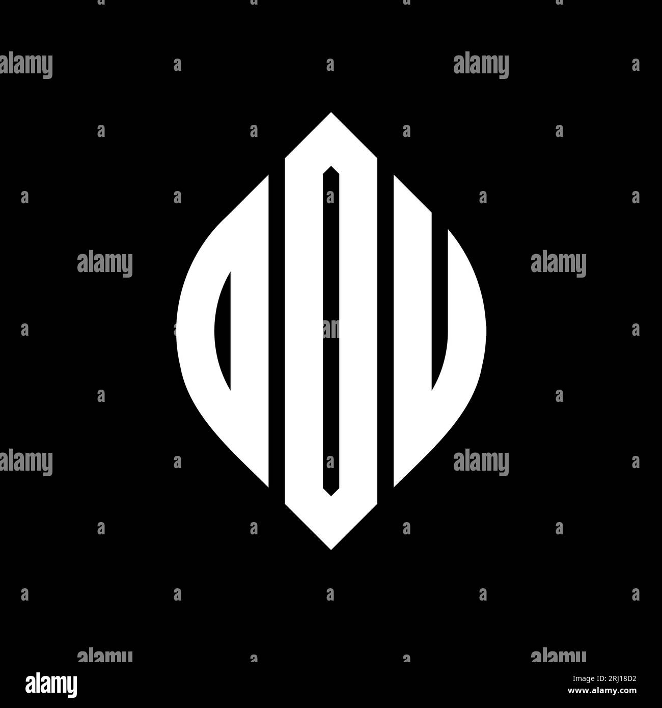 Dou logo design Black and White Stock Photos & Images - Alamy