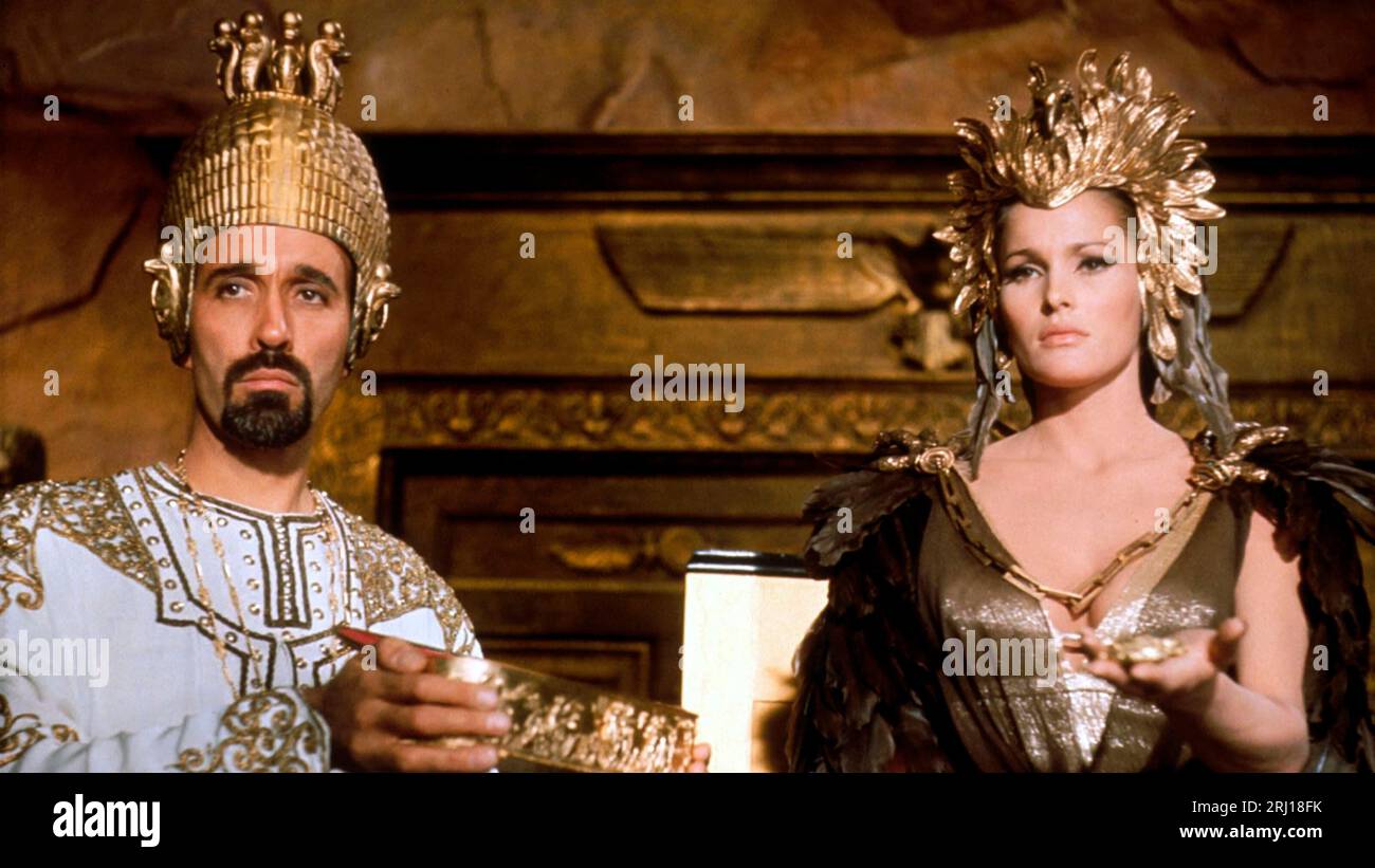 URSULA ANDRESS and CHRISTOPHER LEE in SHE (1965), directed by ROBERT ...