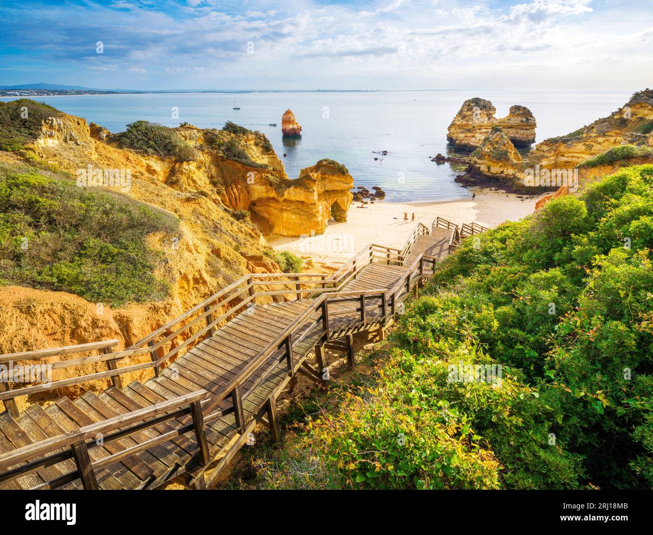 Camilo Beach Boardwalk and Staircase to the Beach Camilo Beach,Praia do ...