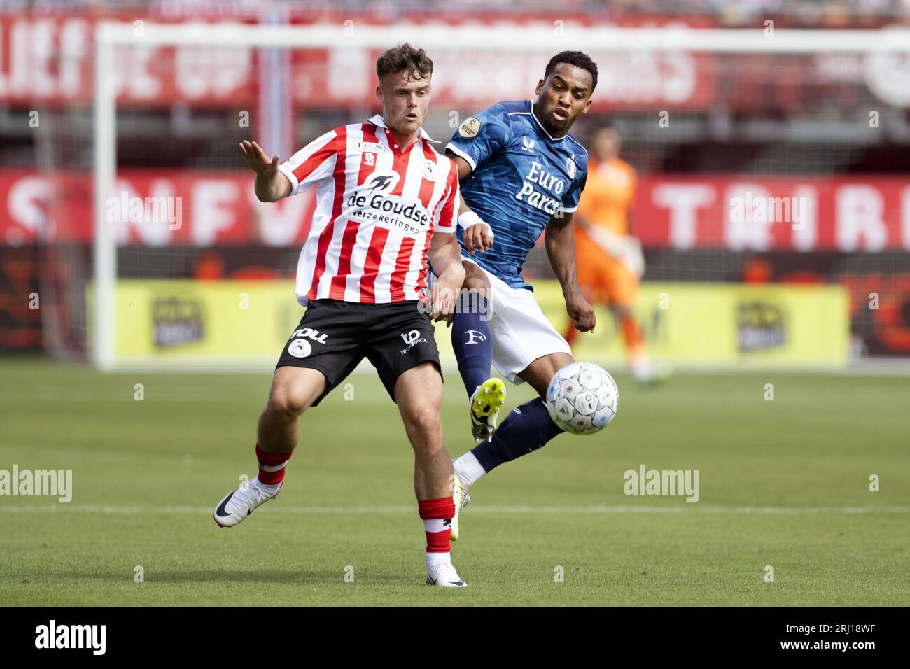 ROTTERDAM - Vito van Crooij of Sparta, Quinten Timber of Feyenoord ...