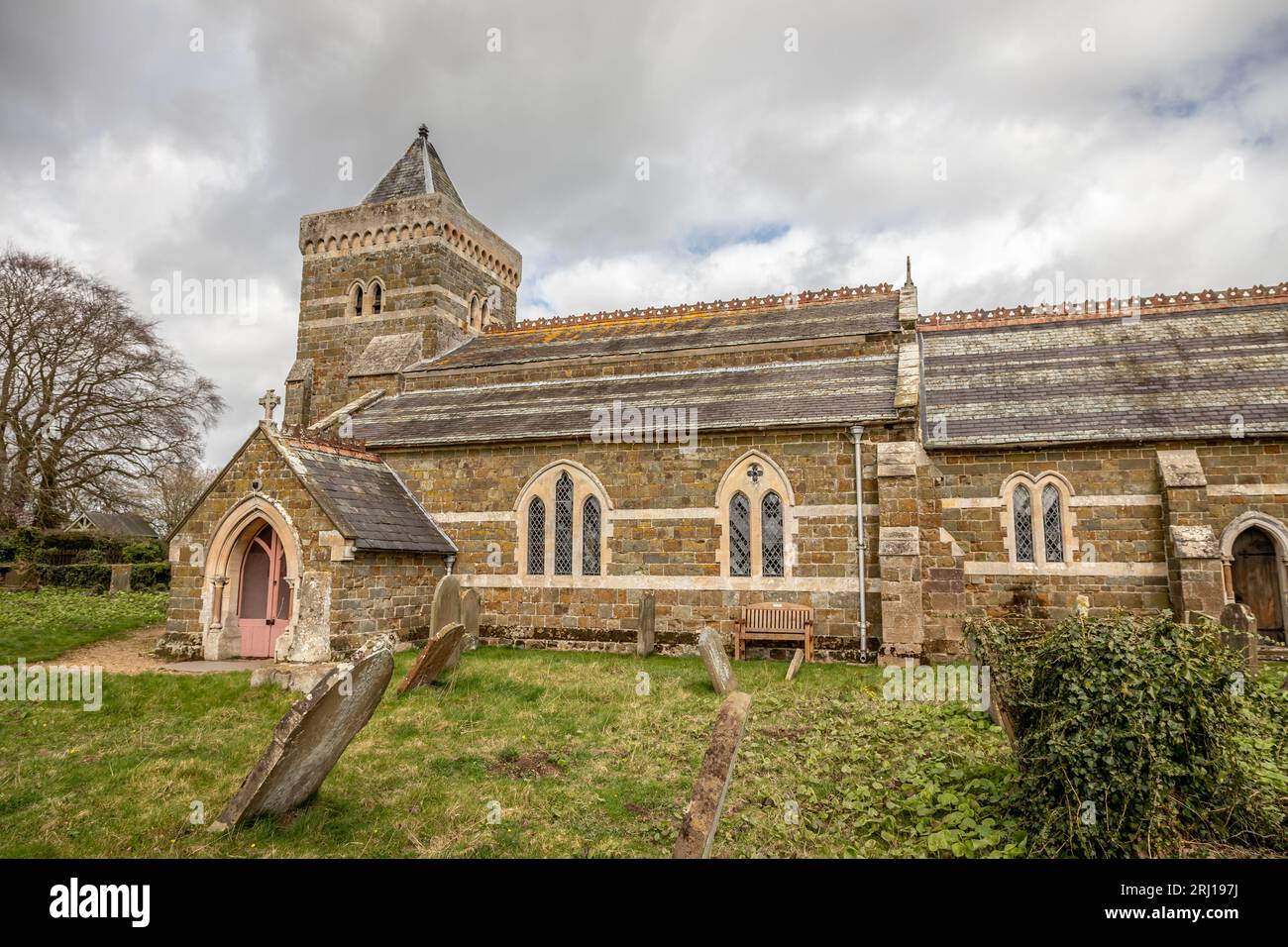 Church of St John the Baptist, Belleau, Lincolnshire, England, UK Stock ...