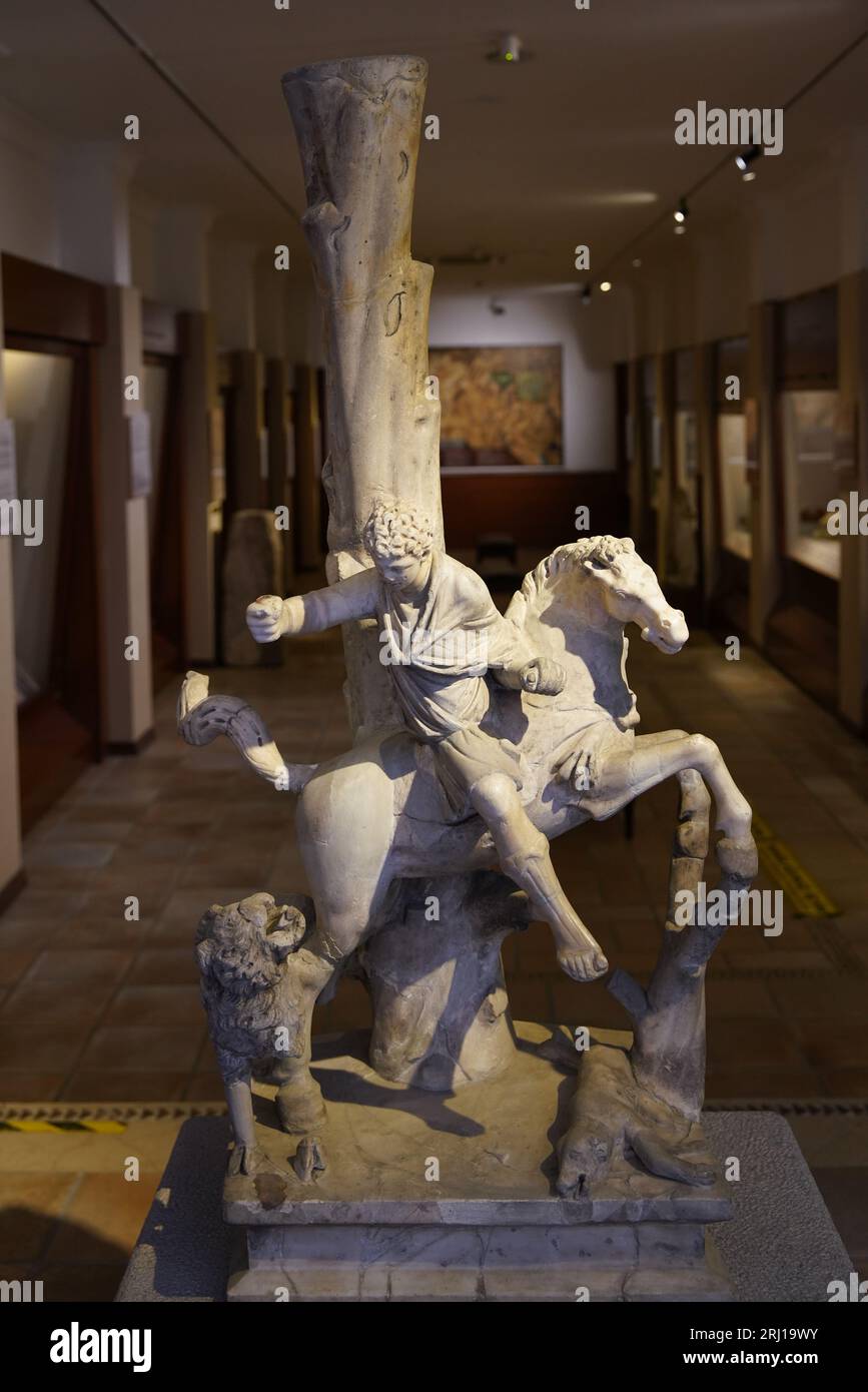 Hunting Statue in Museum of Anatolian Civilizations in Ankara, Turkiye ...