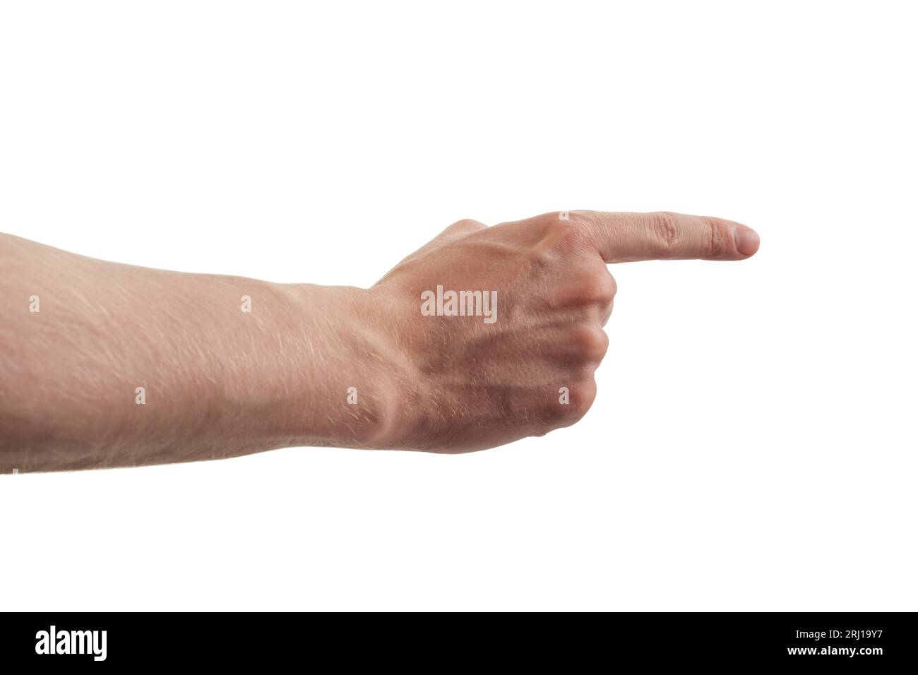 Hand pointing at something hi-res stock photography and images - Alamy