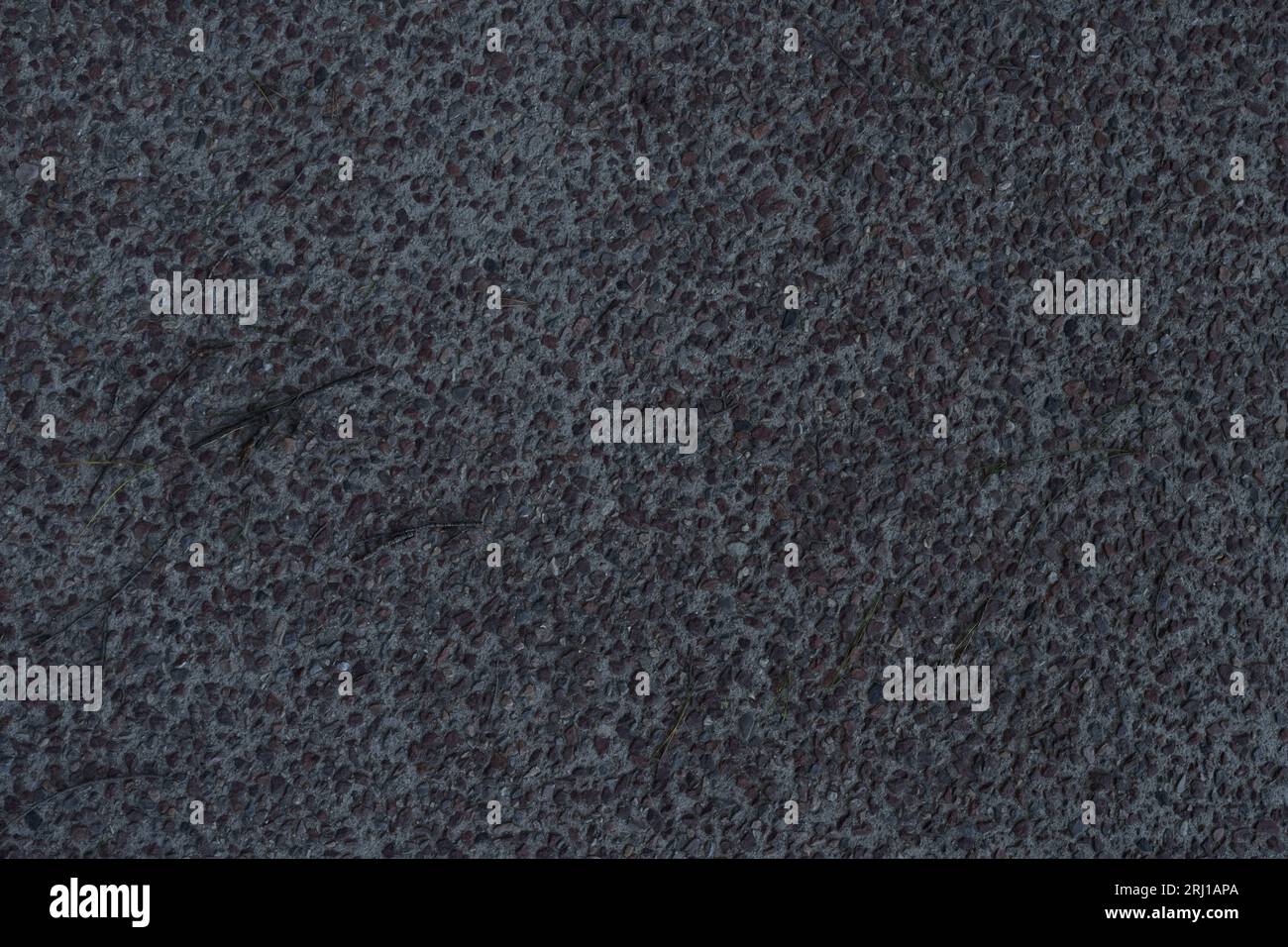 Topv view background texture of concrete pavement with small stones in ...