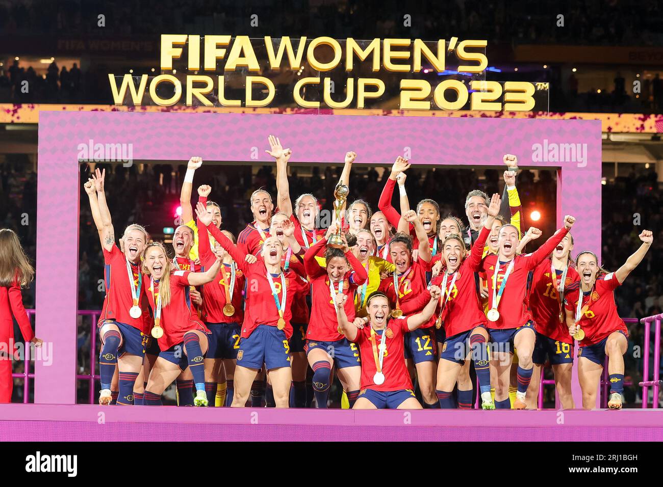 Sydney, Australia, 20th Aug, 2023. Spain vs England FIFA Women's World ...