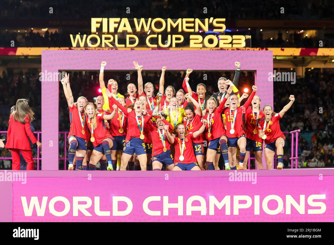 Sydney, Australia, 20th Aug, 2023. Spain vs England FIFA Women's World Cup Finals. Victor Modo ...