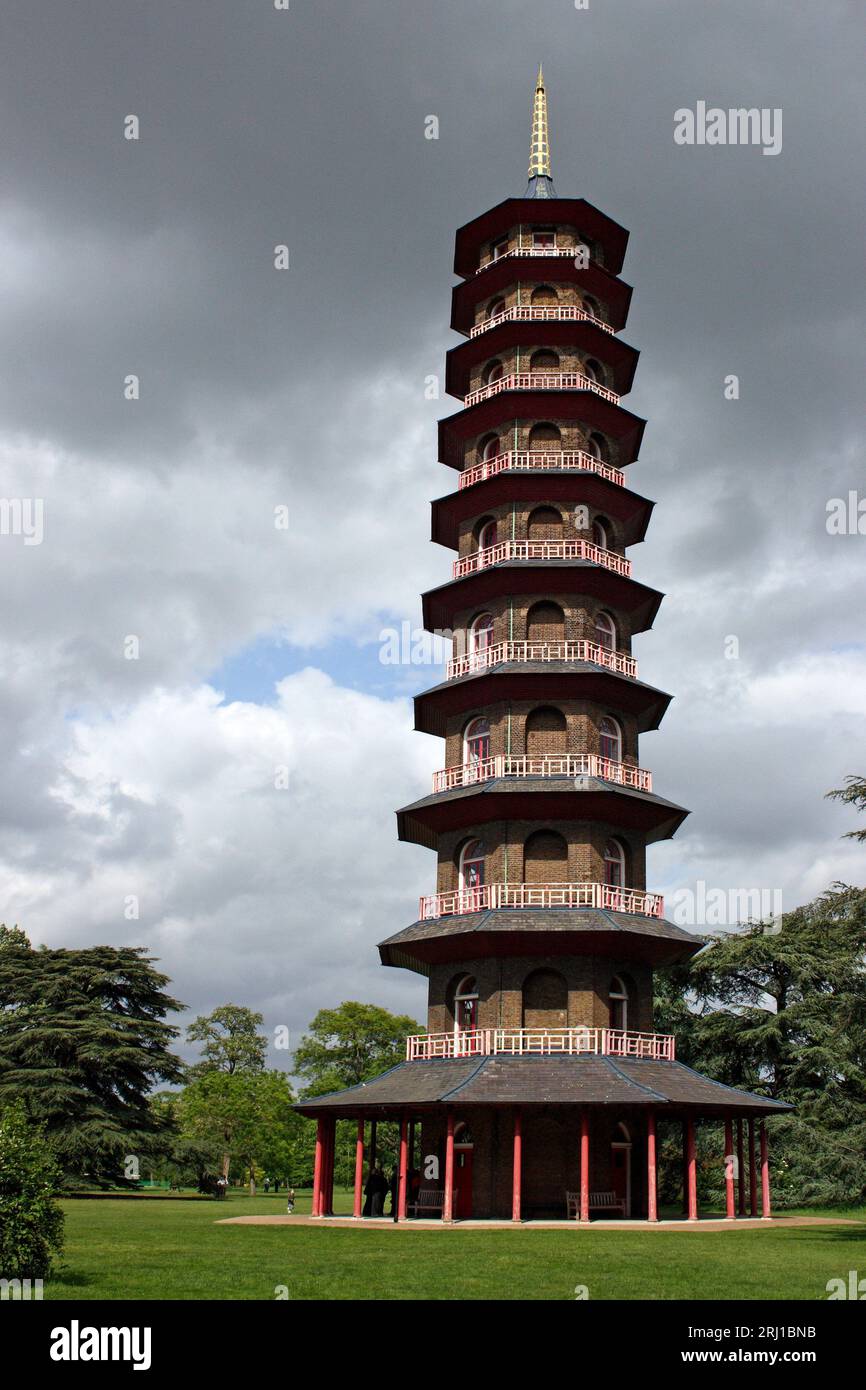 Kew Gardens, England - May 19 2007: In the south-east corner of Kew ...