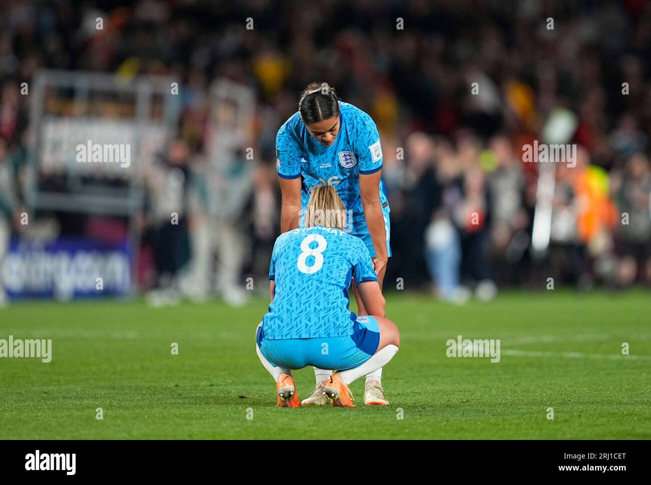 August 20 2023: Georgia Stanway (England) and Jessica Carter (England ...