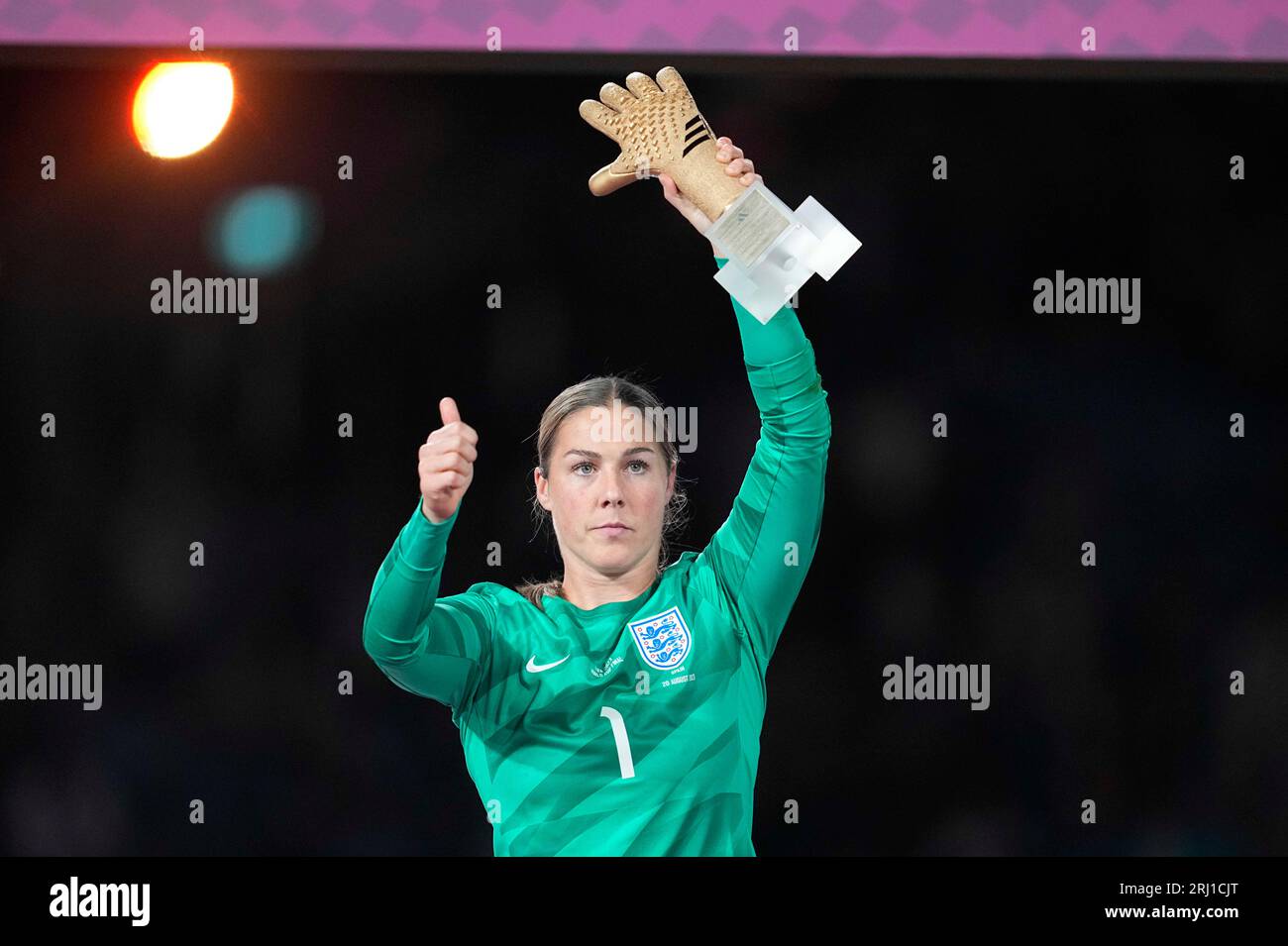 August 20 2023: Mary Earps (England) looks on during a FiFA Womens ...