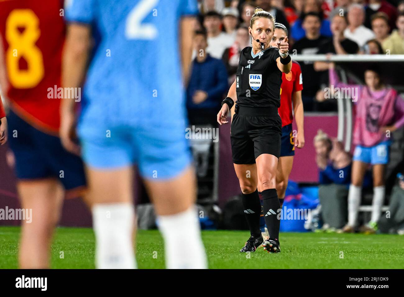 Sydney, NSW, Australia, Penalty awarded to Spain FIFA Women’s World Cup 2023 Final Spain v ...