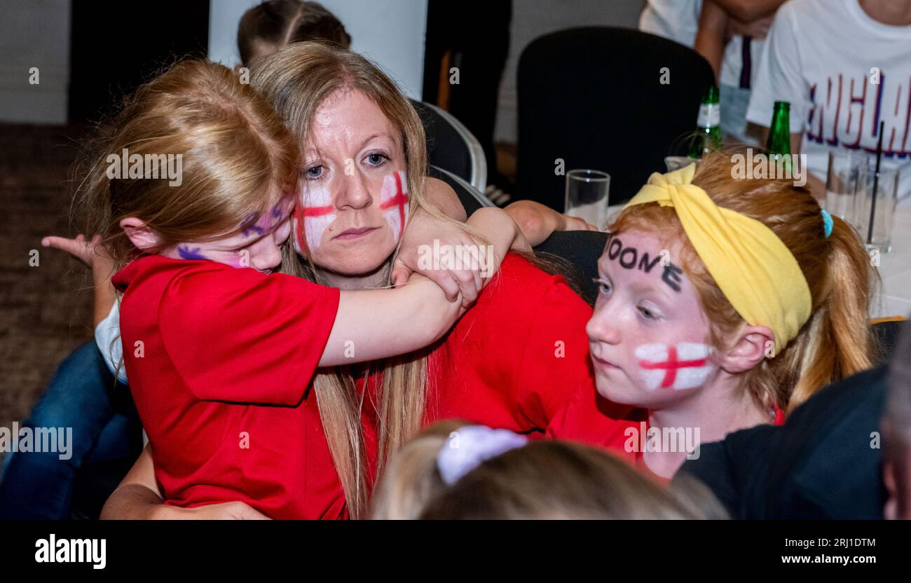 Harrogate, North Yorkshire, 20th August 2023. Amber (7) mum Kylie and ...