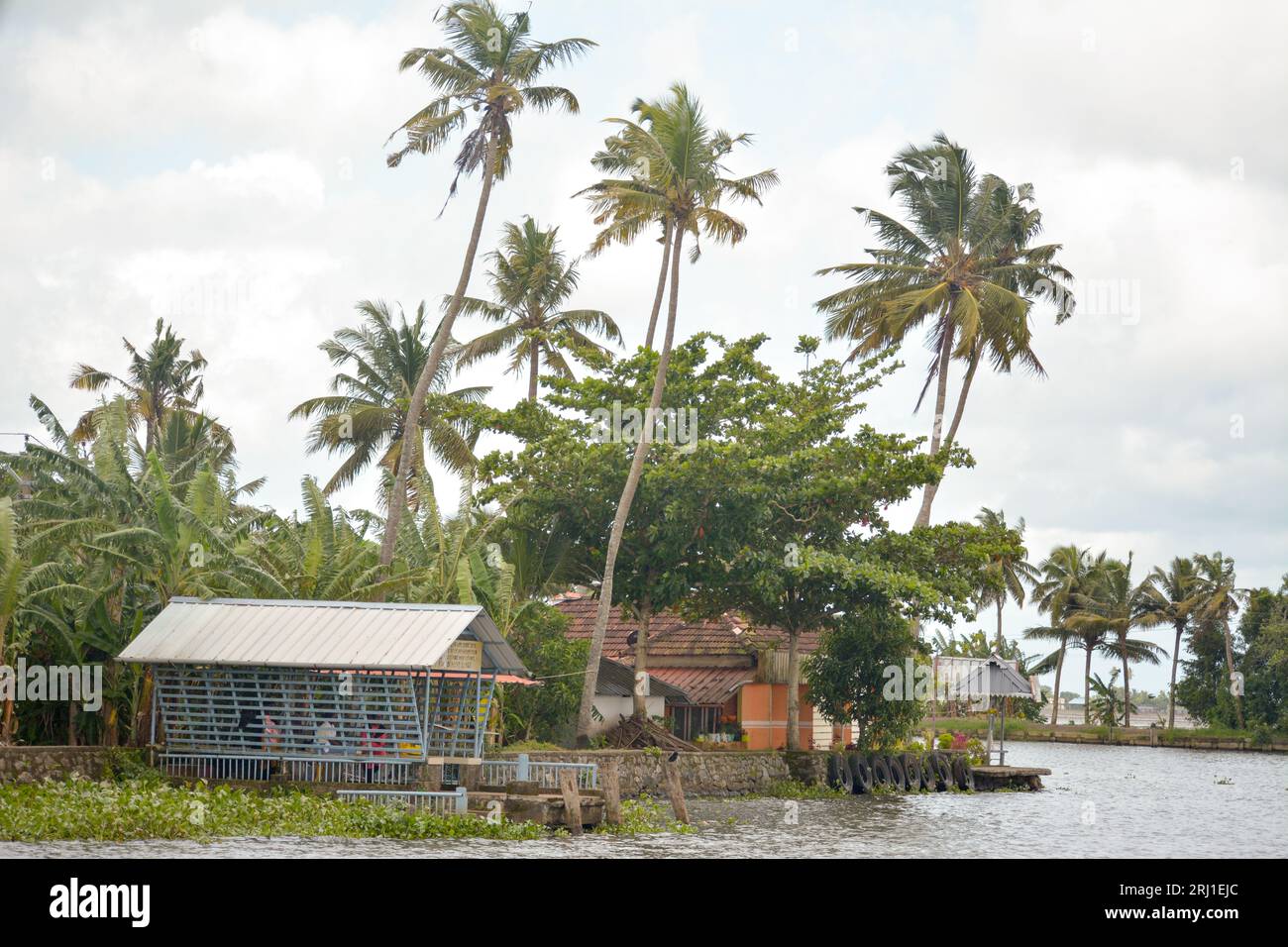 Kerala estate houses hi-res stock photography and images - Alamy